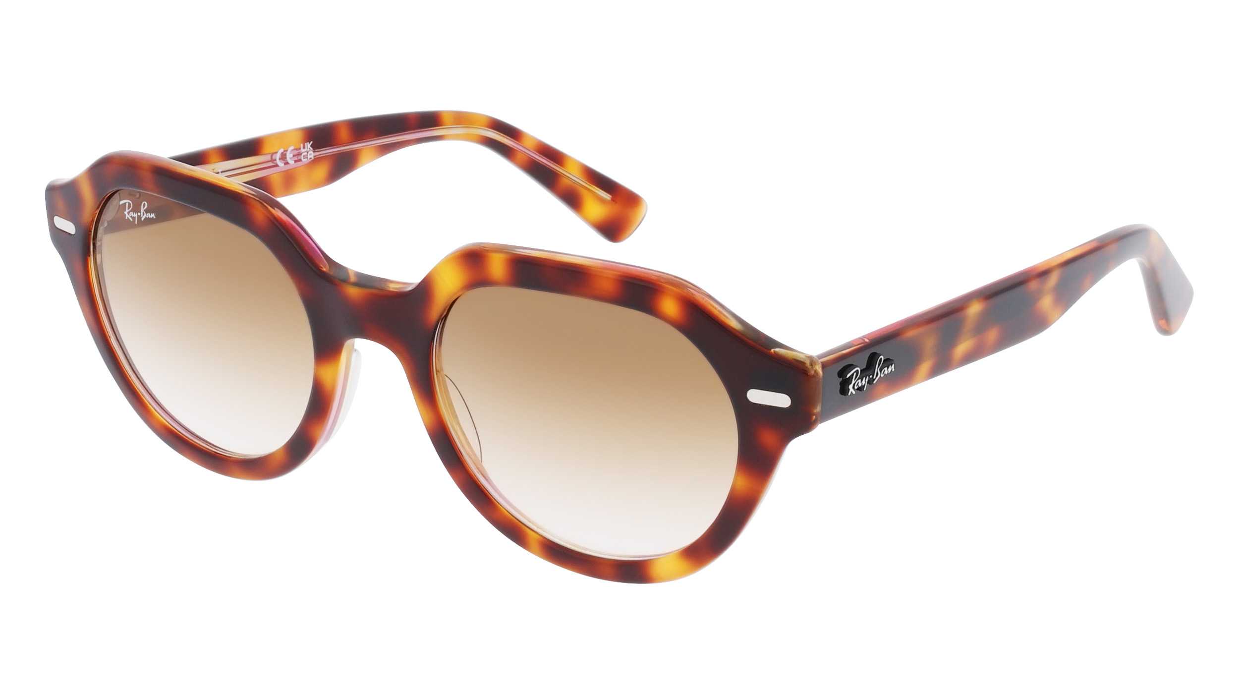 Lunettes de soleil RAY-BAN RB 4399 141451 Gina 51/21 Femme HAVANA ...